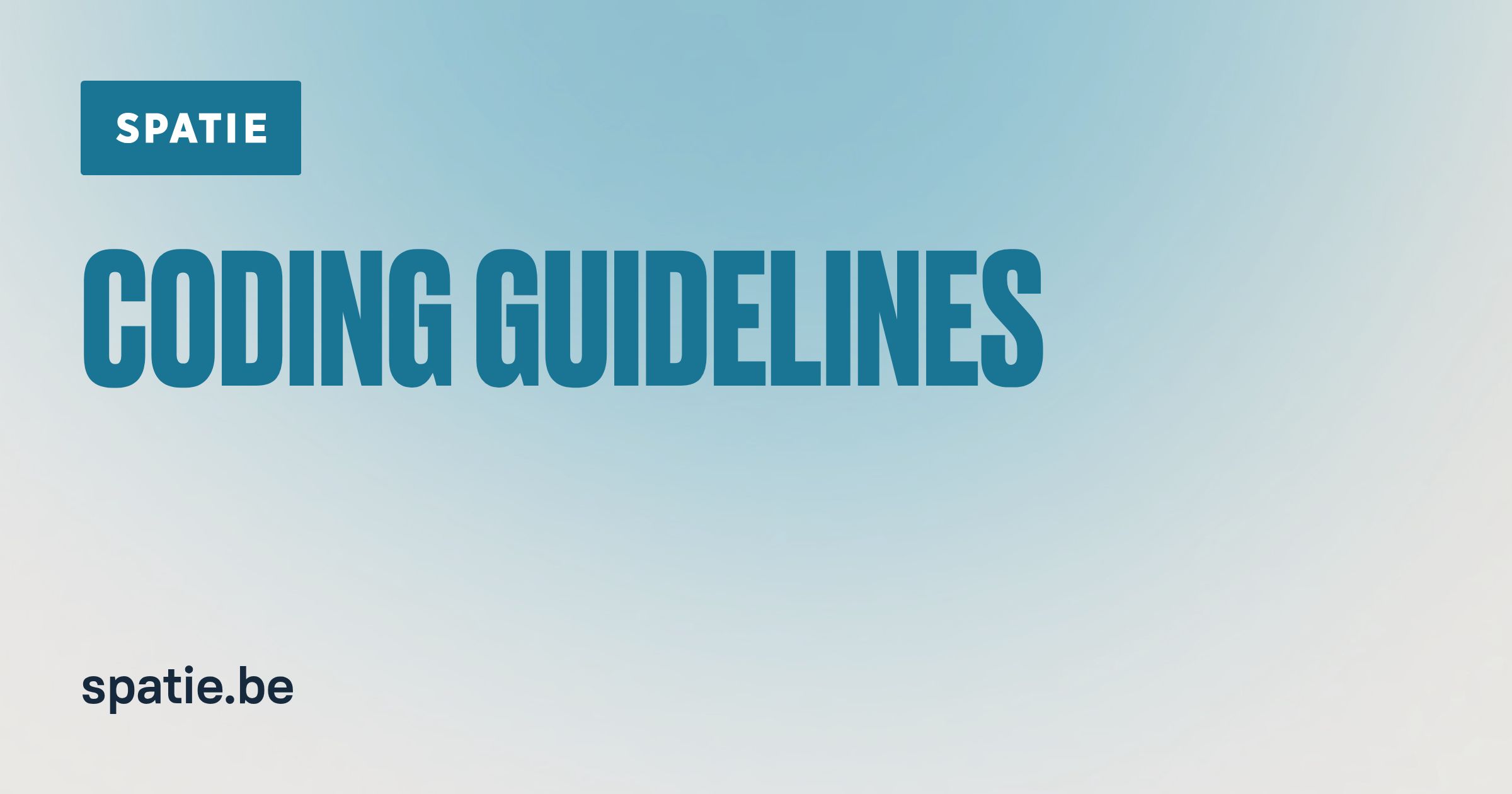 Guidelines | Spatie