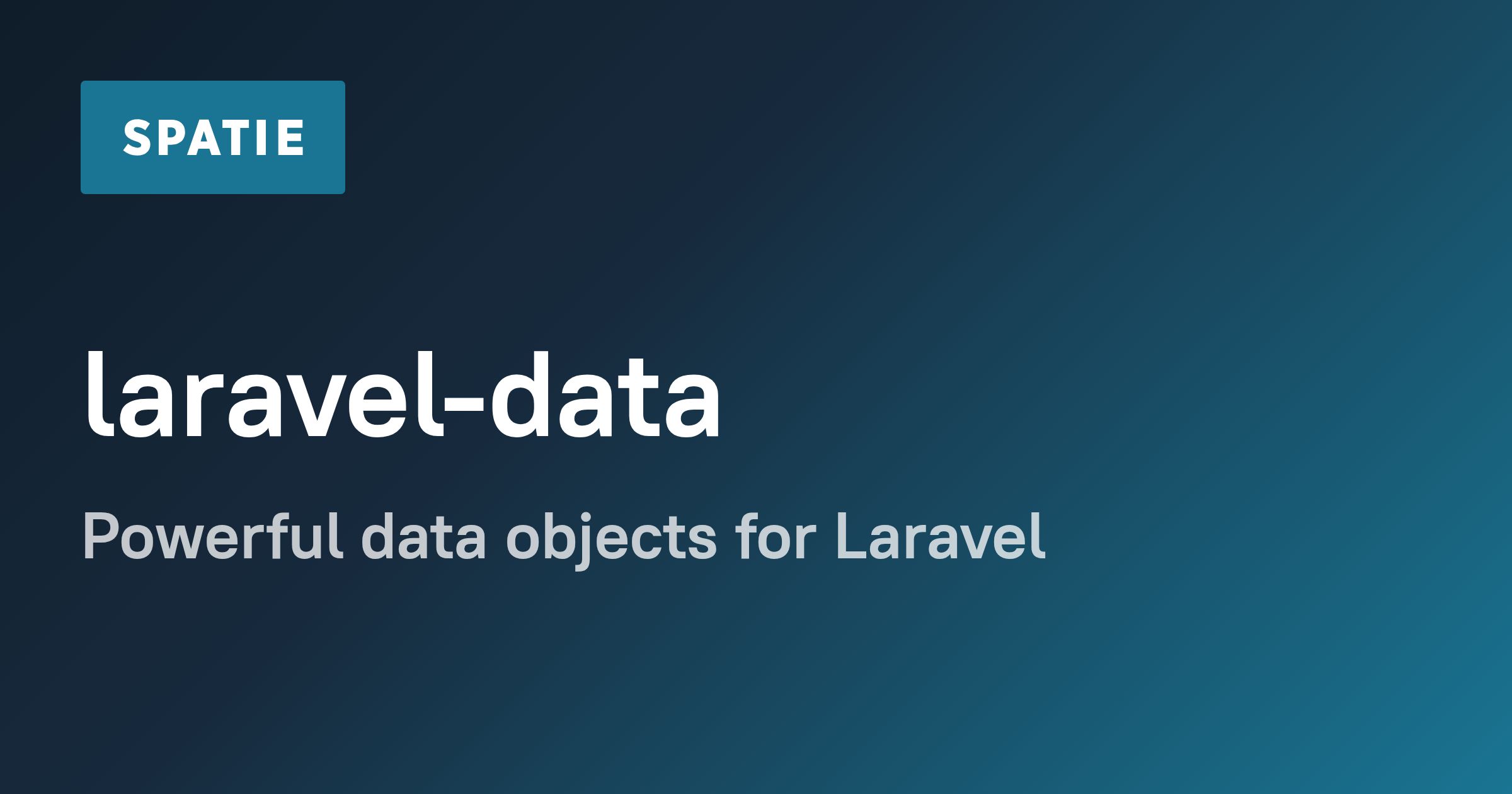 Installation & setup | laravel-data | Spatie