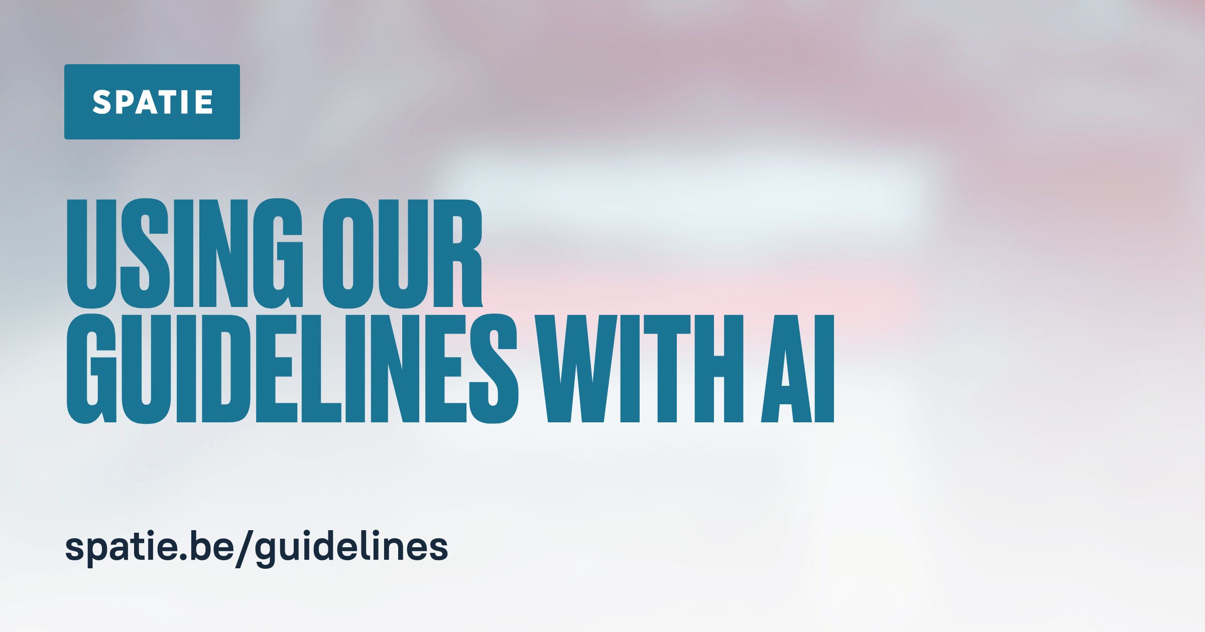 Using our guidelines with AI | Spatie
